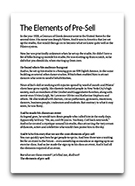 The Art of Pre-Sell: How To Get Customers To Buy, Long Before They Pay